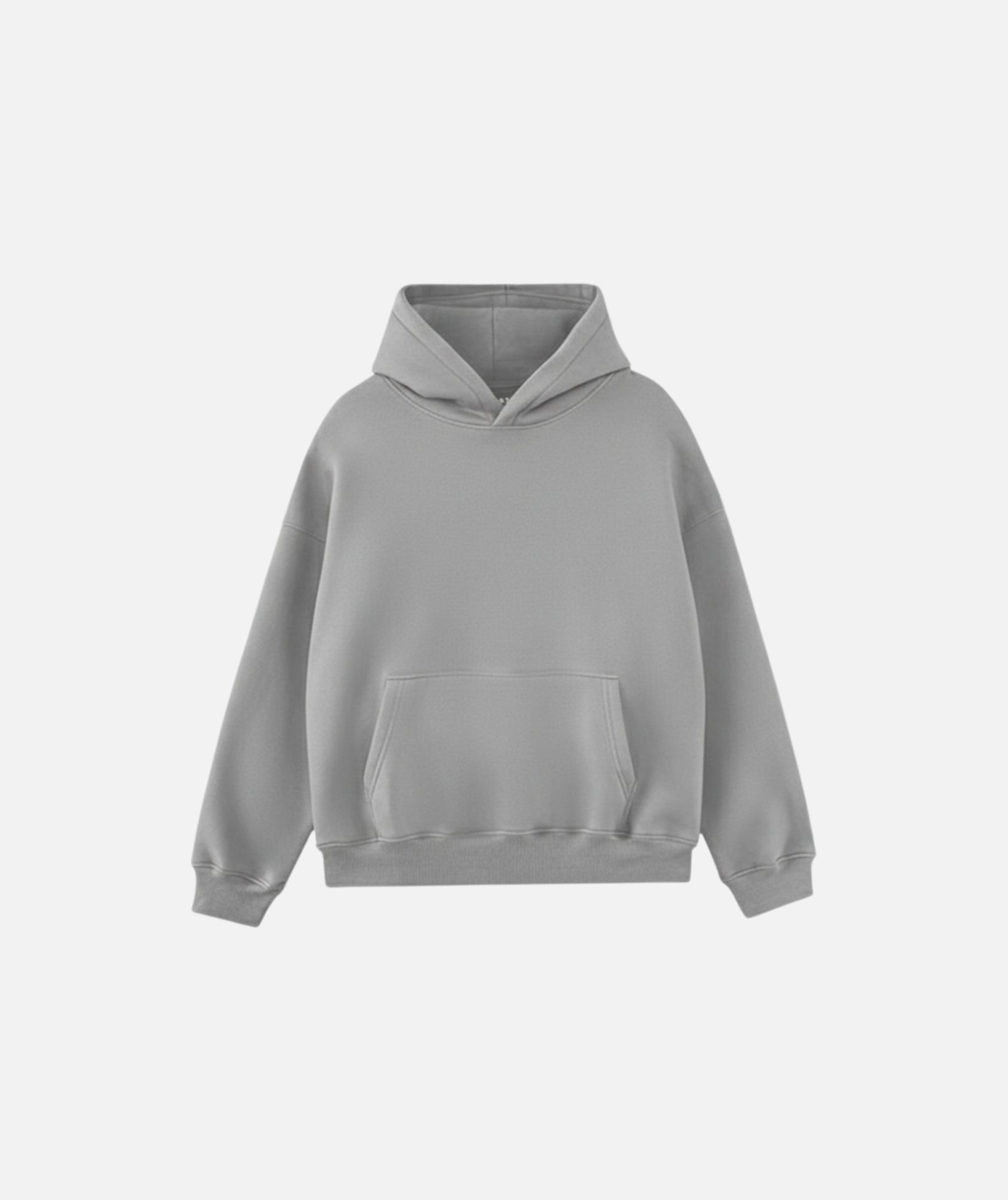 Steel Grey Heavyweight Oversized Hoodie – VIBGYOR